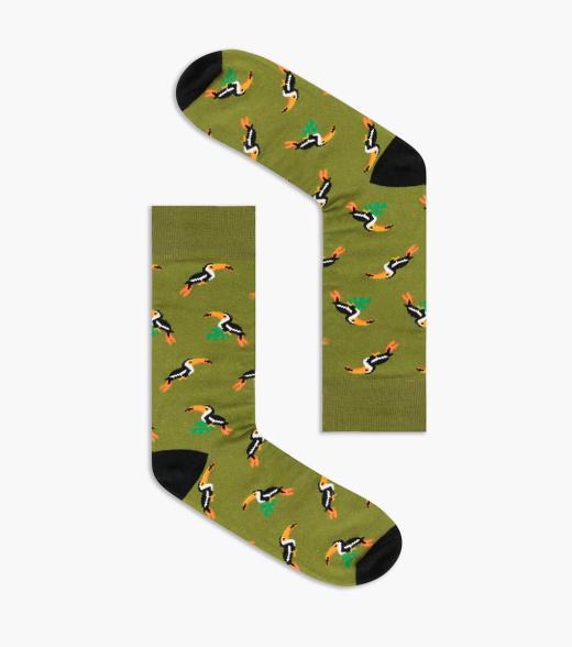Toucan Bamboo Jacquard Sock Men’s Socks | Florsheim.com